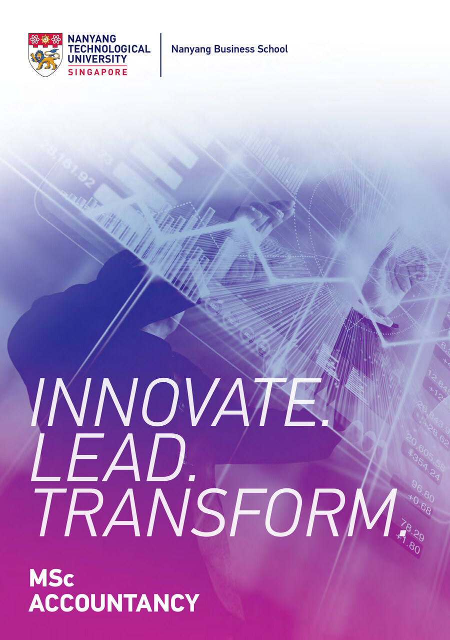 MSc Accountancy Brochure 2022 by NTU