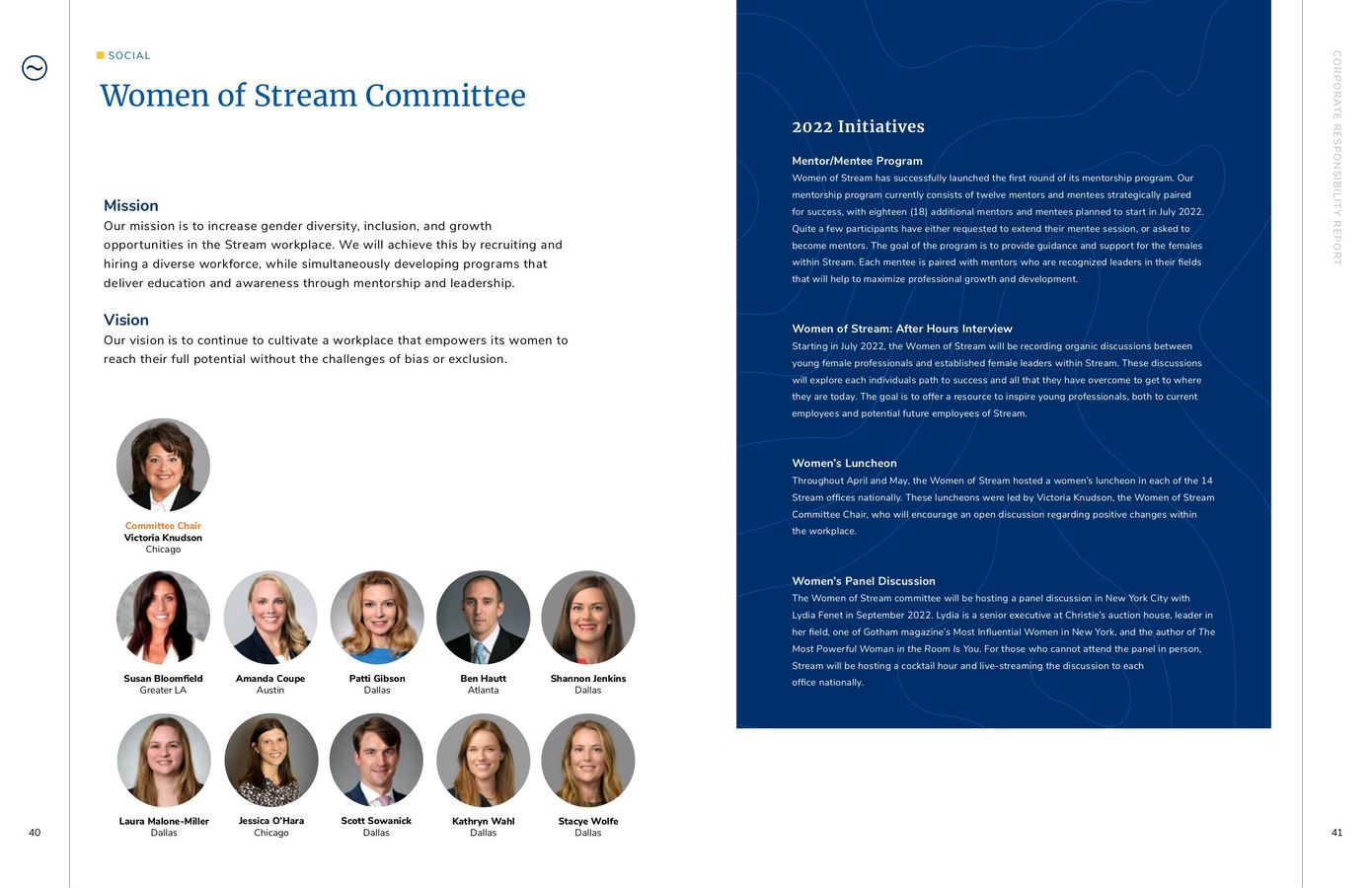 Women of Stream Committee by Stream Realty Partners
