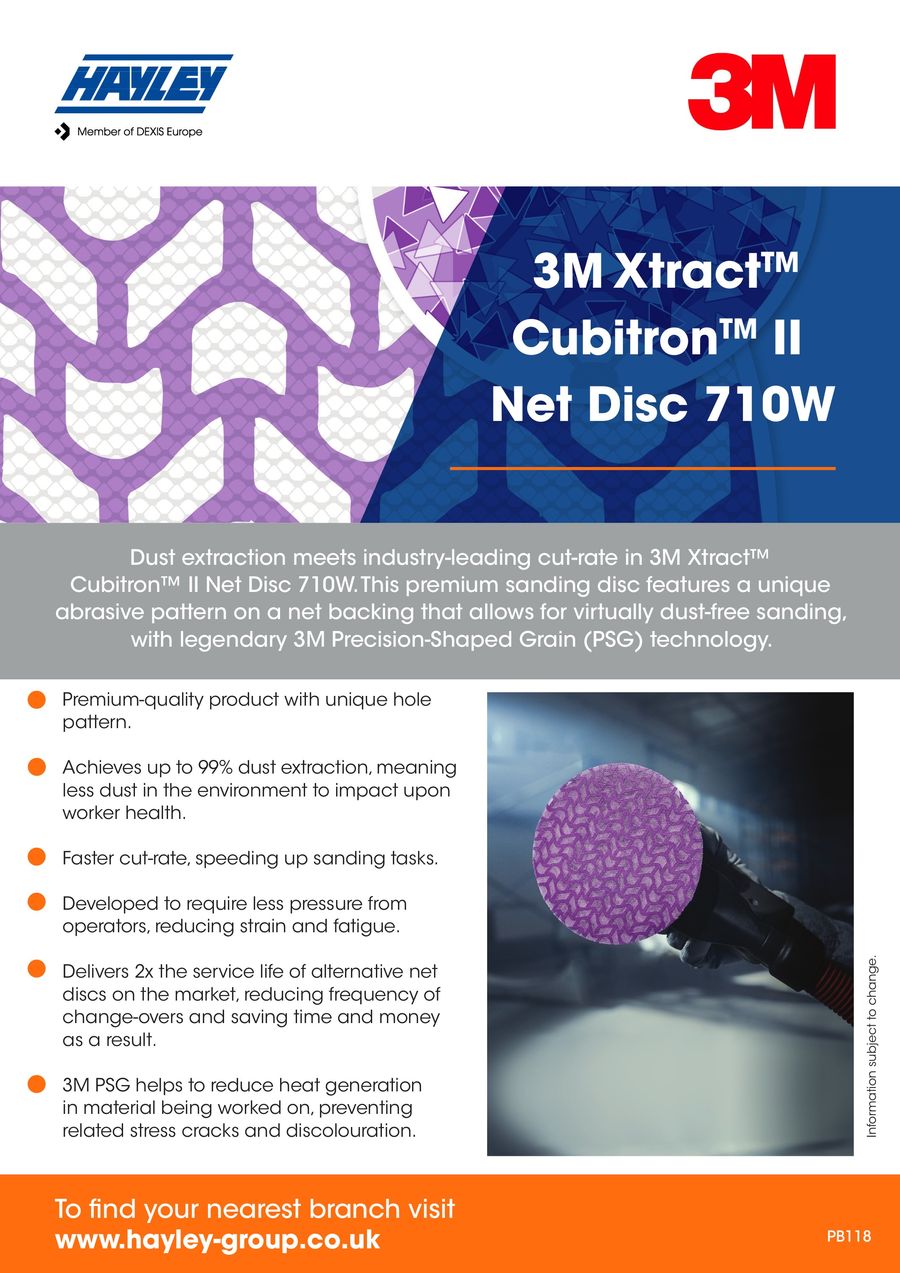 3M Xtract Cubitron II 710W Net Disc by Hayley Group - Flipsnack