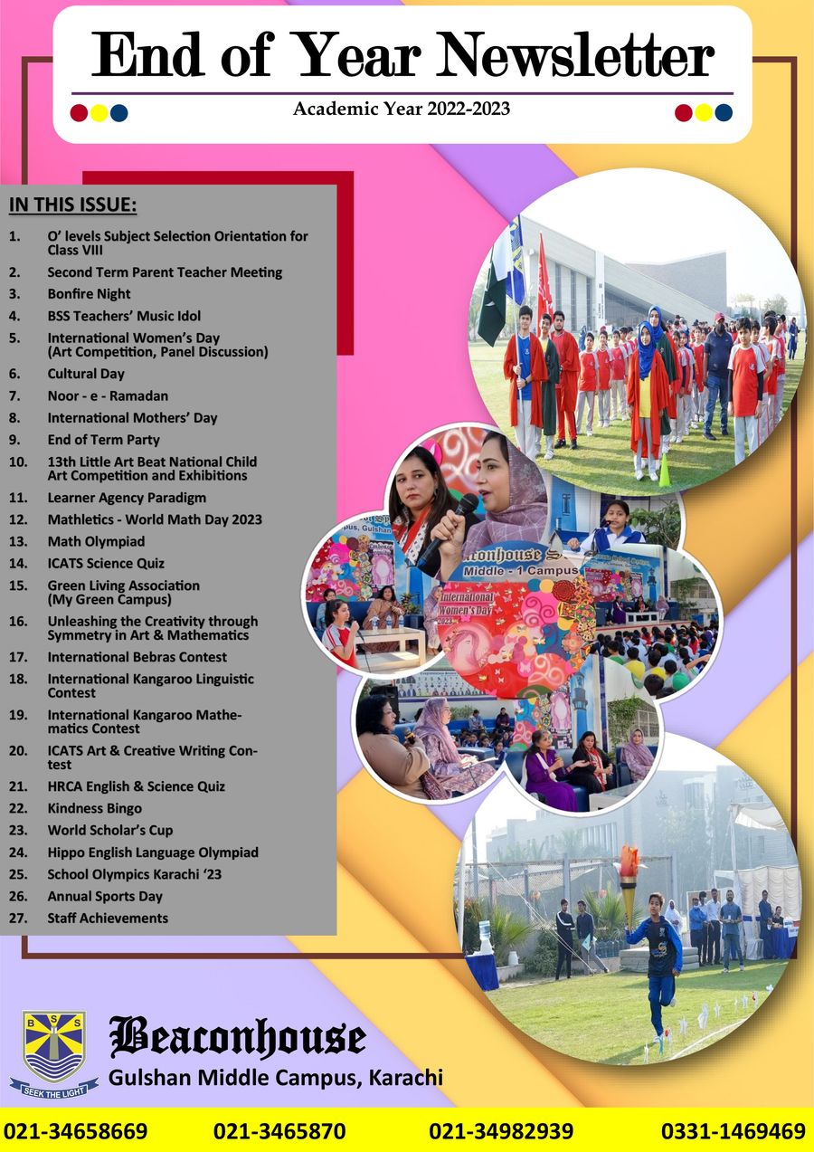 End of Year Newsletter 2022-2023 by Hiba... - Flipsnack