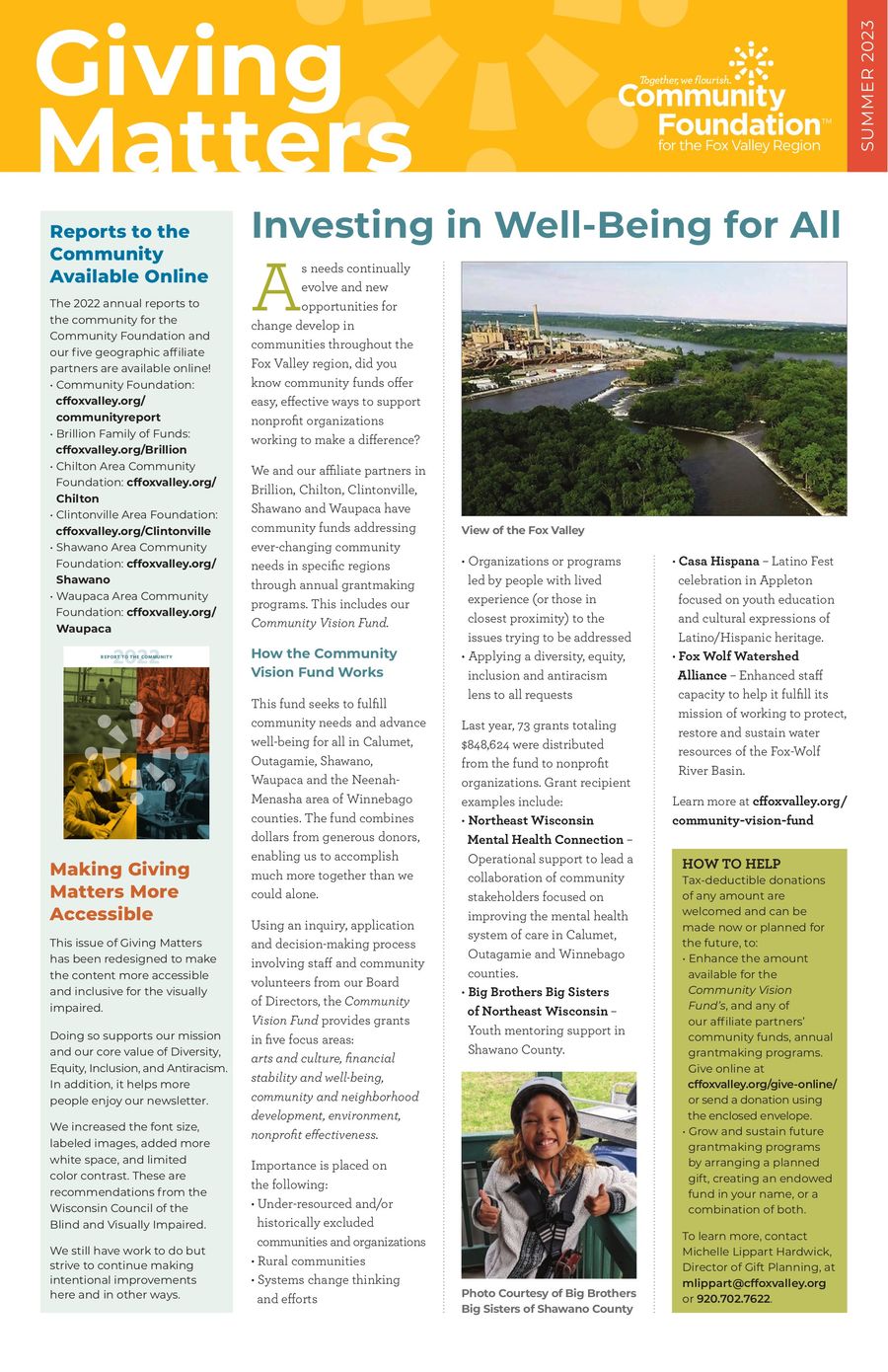 Summer 2023 Giving Matters by Community... - Flipsnack