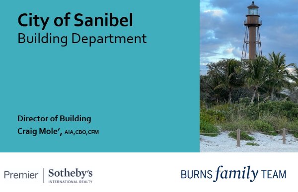 City of Sanibel Building Department by...