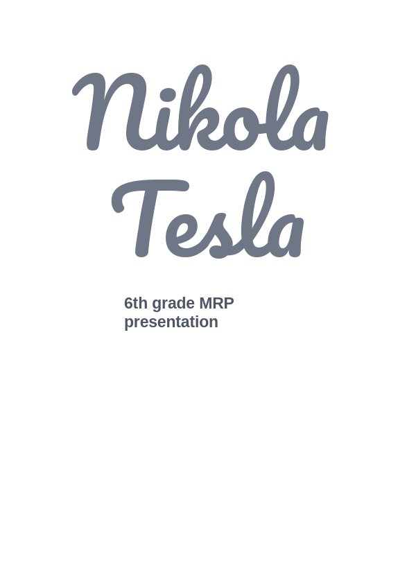 Timeline of Nikola Tesla by Jake - Flipsnack