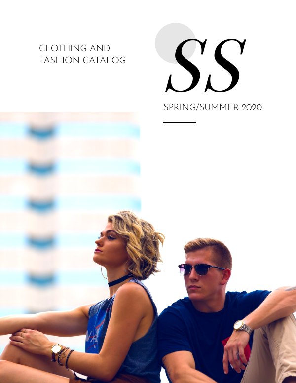 Printable Clothing Catalog Template by Flipsnack templates - Flipsnack