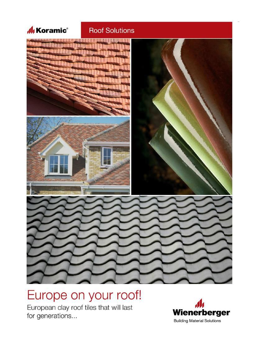 Koramic Clay Roof Tiles by Wienerberger India - Flipsnack