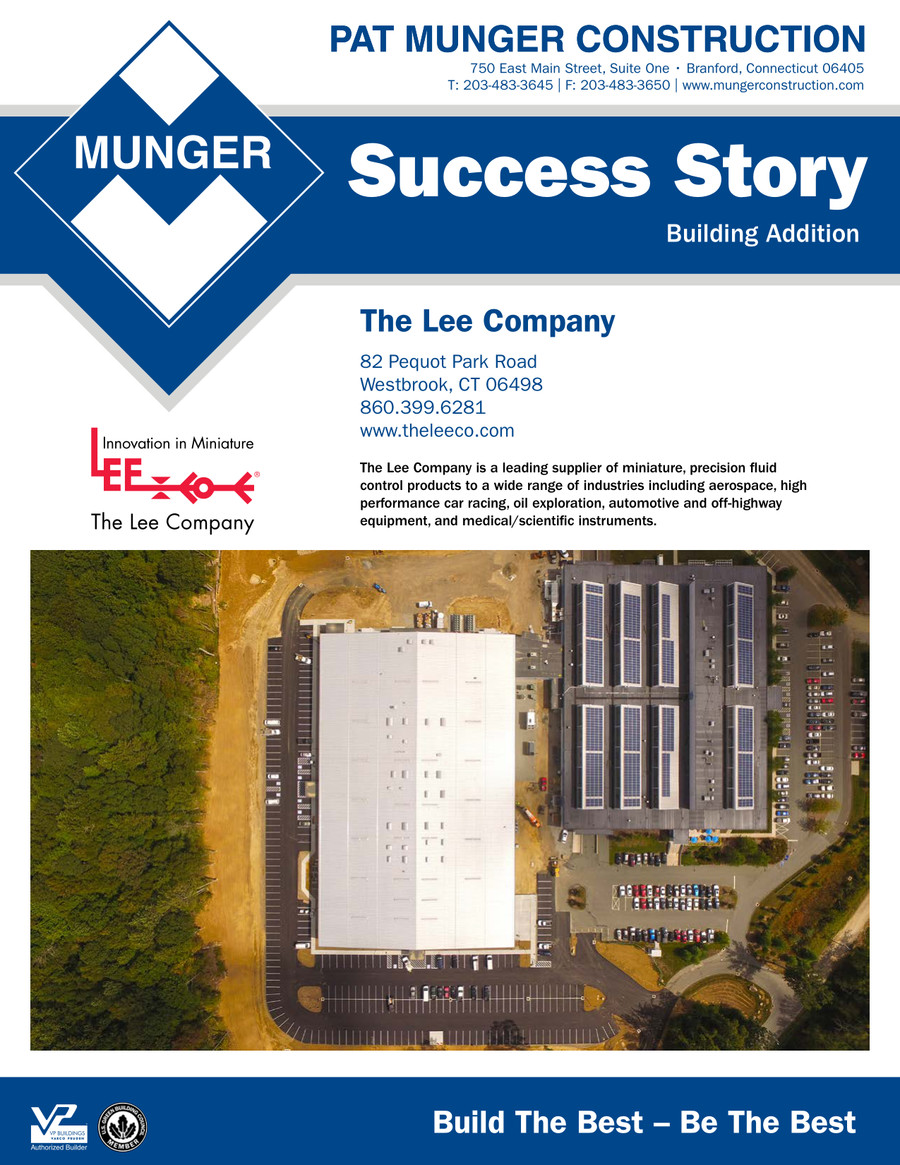 The Lee Company: Building 82 Expansion by Luke - Flipsnack