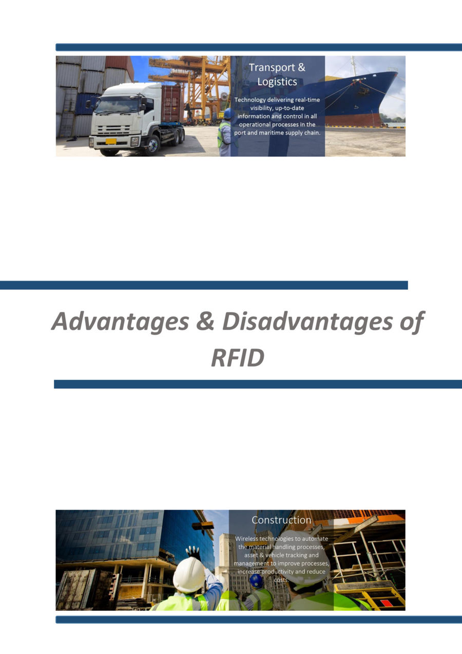 Advantages & Disadvantages of RFID by Chanda Kirkland - Flipsnack