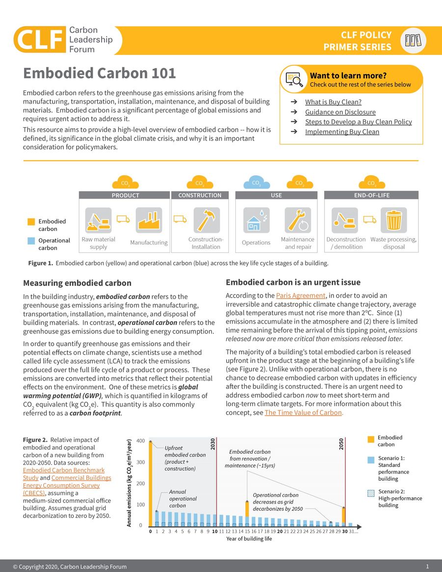 CLF-Policy-Primer-1-Embodied-Carbon-101 by Carbon... - Flipsnack