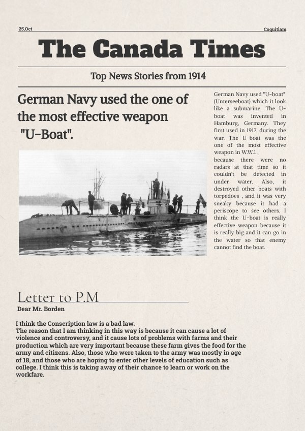 Newspaper of WW1 by Shally Noh - Flipsnack