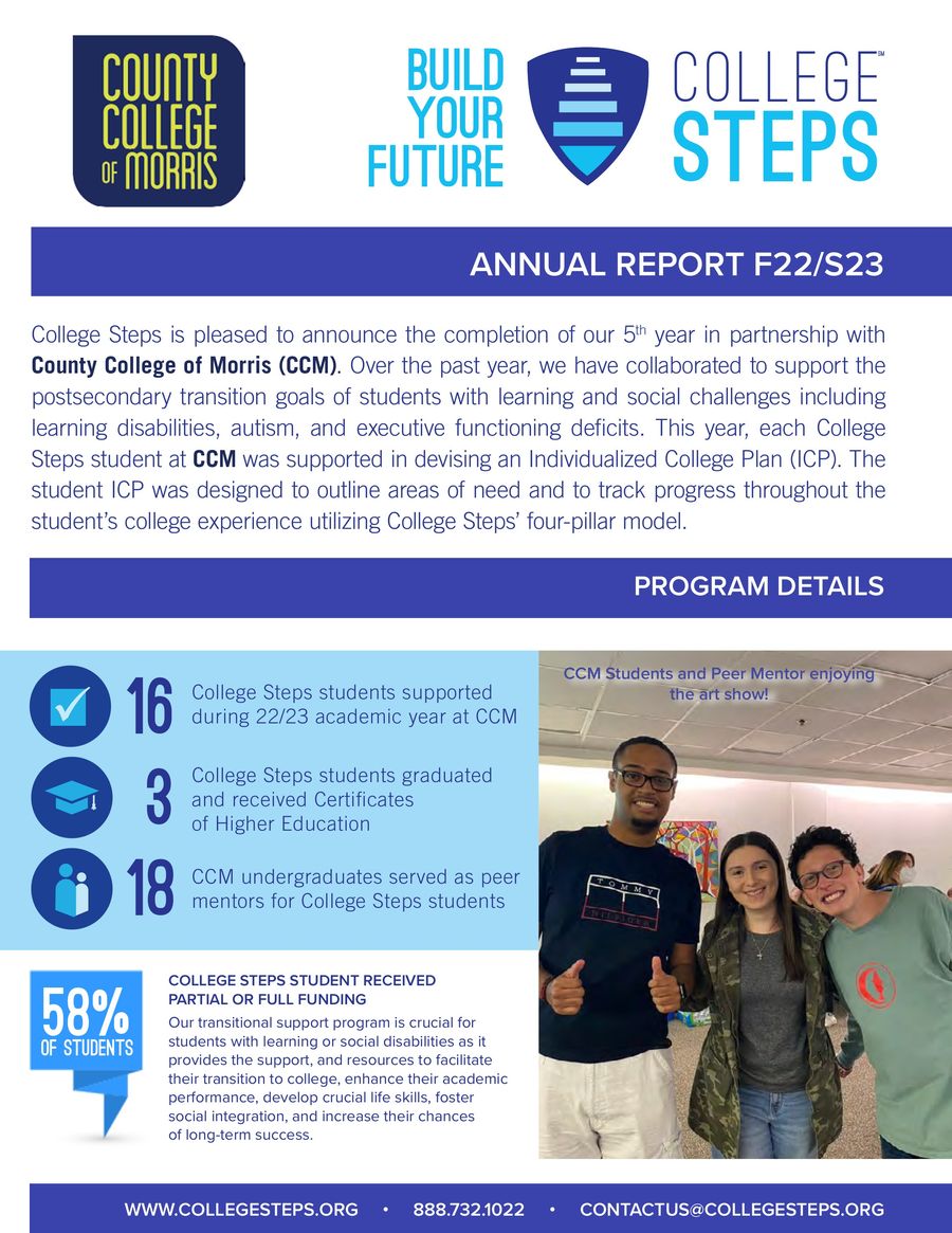 College Steps Annual Report (CCM) 2023 by College Steps - Flipsnack