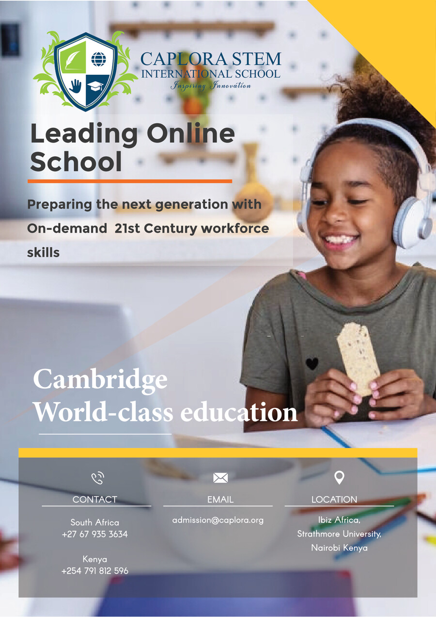 Caplora STEM School by Paul Oluoch - Flipsnack