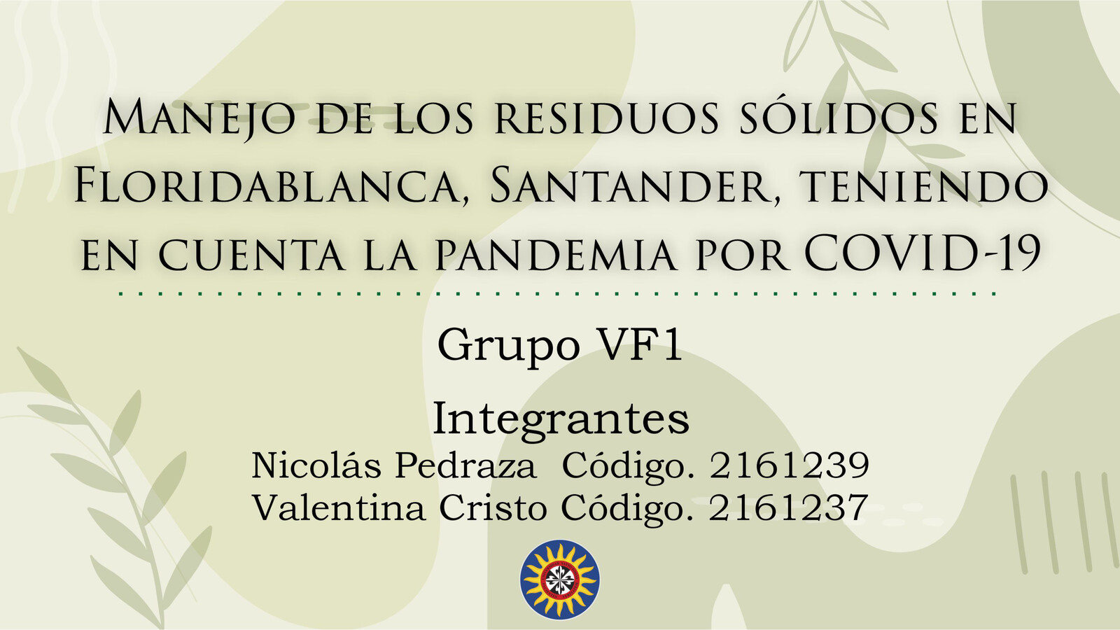 CARTILLA MEDIO AMBIENTE_NICOLAS PEDRAZA,VALENTINA CRISTO by Valentina ...