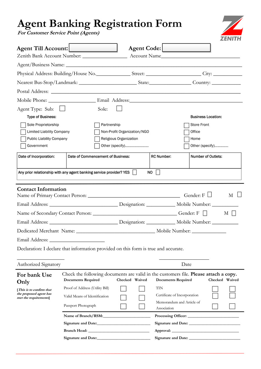 agent-banking-form by Samkeyz Rap-King - Flipsnack