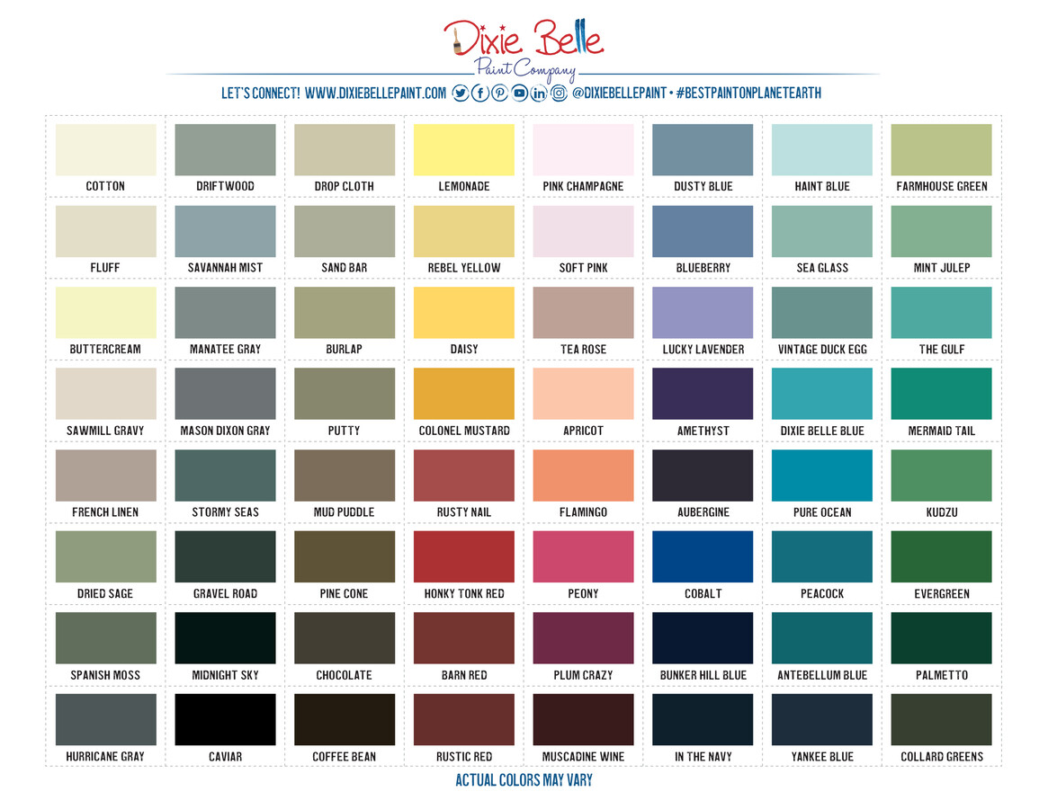 DBP Color Card by Dixie Belle... - Flipsnack