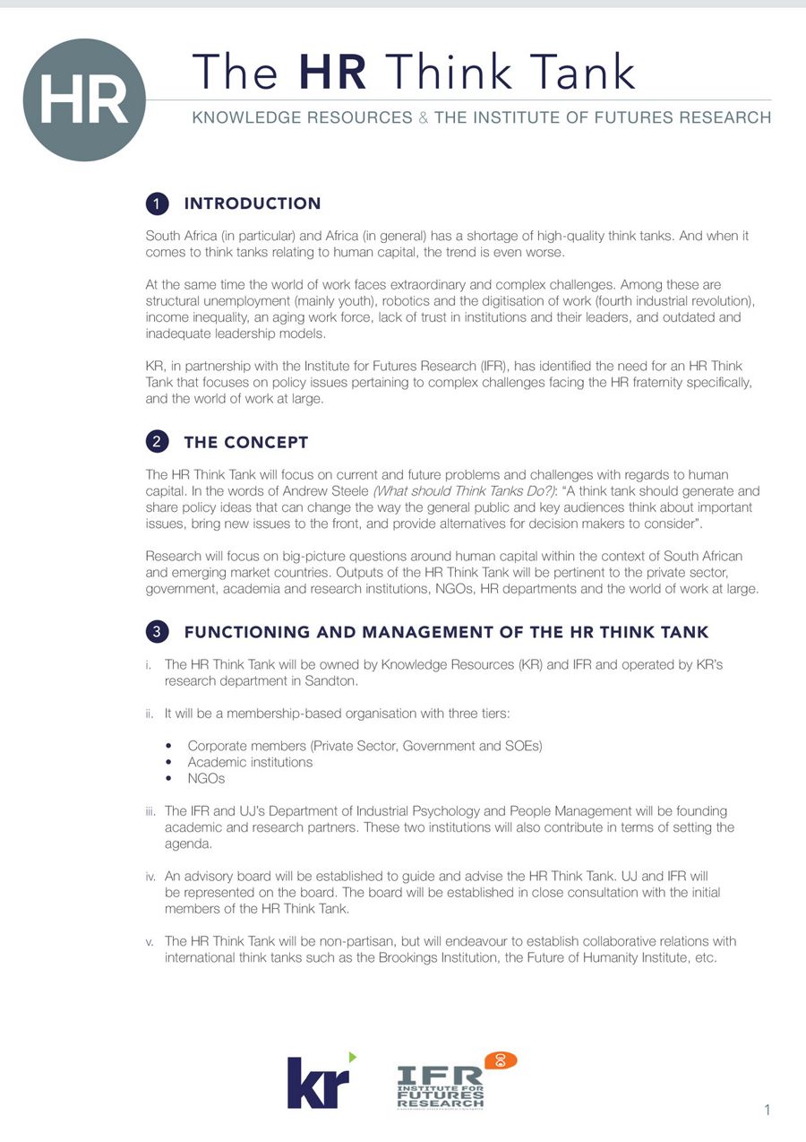 HR-Think-Tank by pascale - Flipsnack