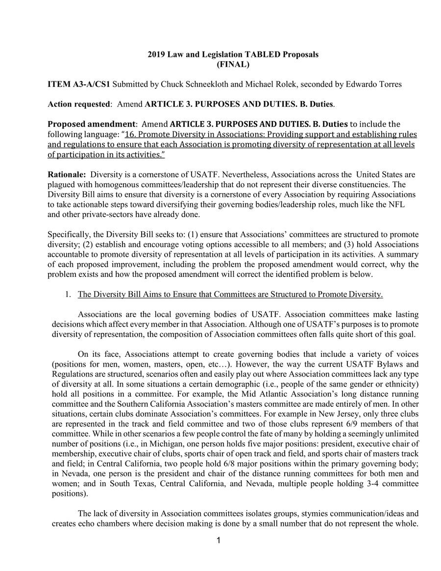 2019 Law and Legislation TABLED Proposals (FINAL) by sarah.linehan ...