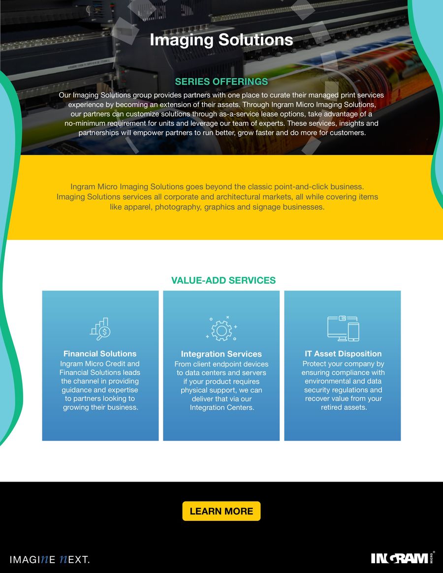 Imaging Solutions Line Card by Ingram Micro...
