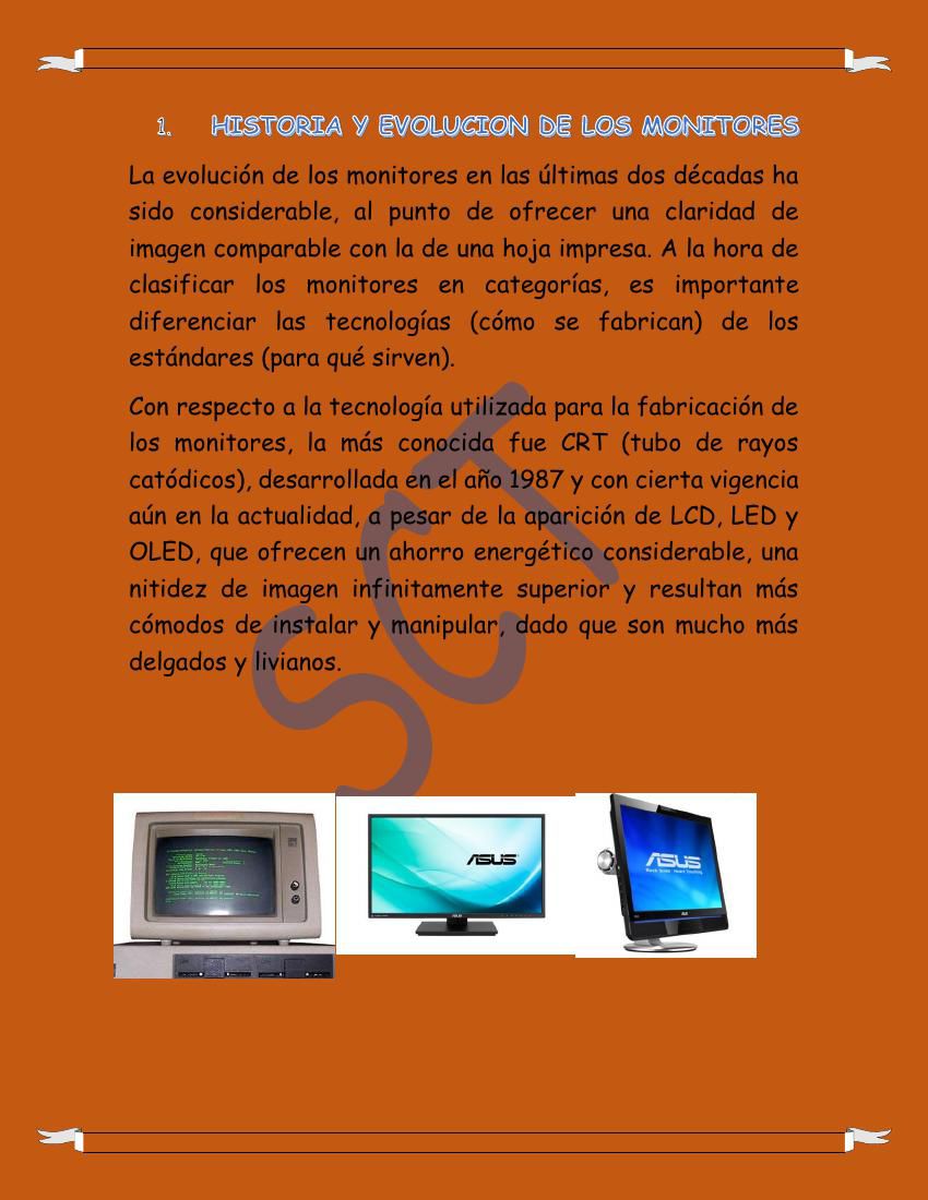 HISTORIA Y EVOLUCION DE LOS MONITORES by shumager - Flipsnack