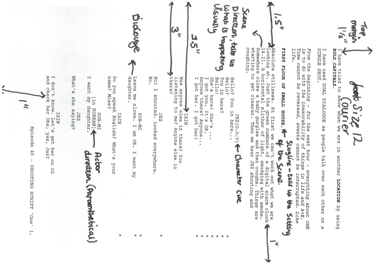 Annotated script from Casualty by areddington - Flipsnack