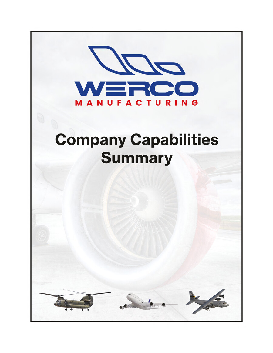 Werco Capabilities Overview 2022_Binder by Andy Bartovick - Flipsnack