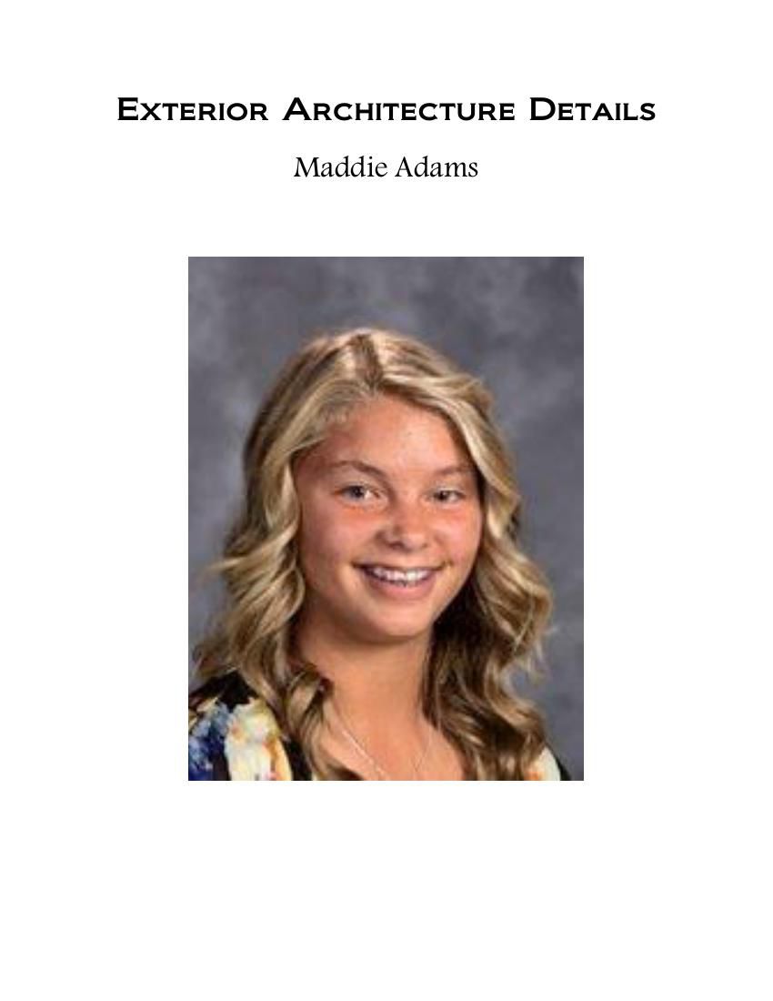 Adams Exterior Architecture Details by Maddison Adams - Flipsnack