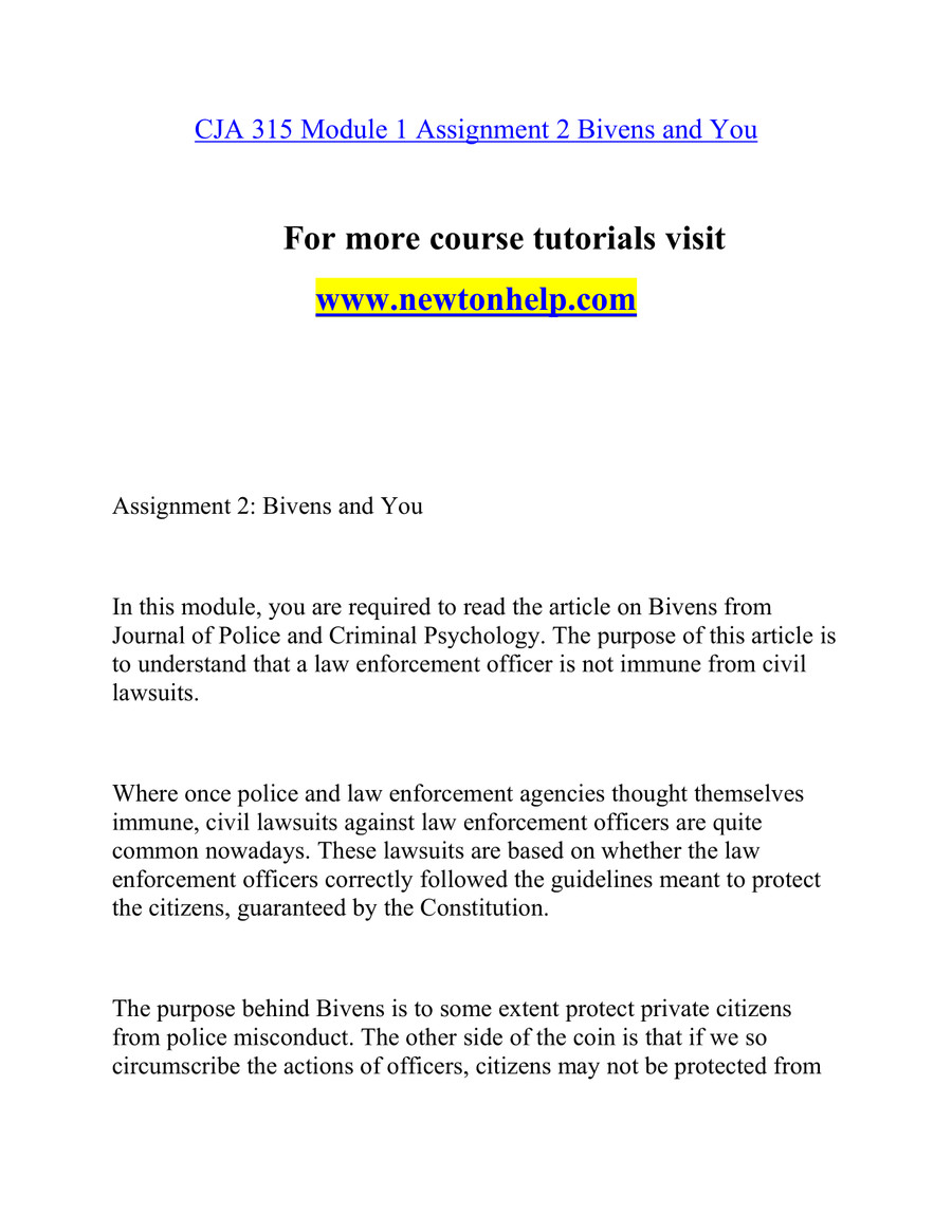 CJA 315 Extraordinary Success/newtonhelp.com by ama.ra.nthbegoni - Flipsnack