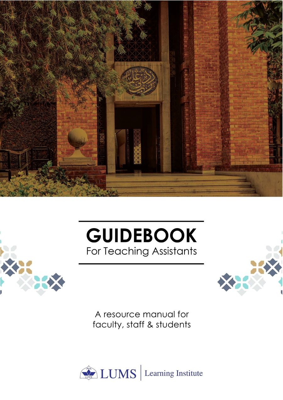 Guidebook for TAs at LUMS by LUMS - Flipsnack