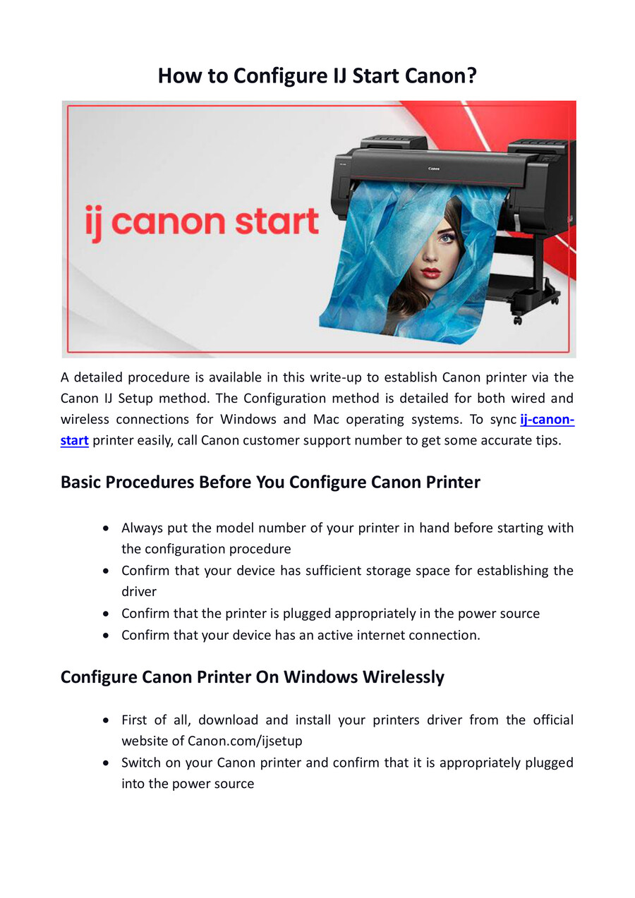 How to Setup IJ Start Canon by IJ Canon Start - Flipsnack
