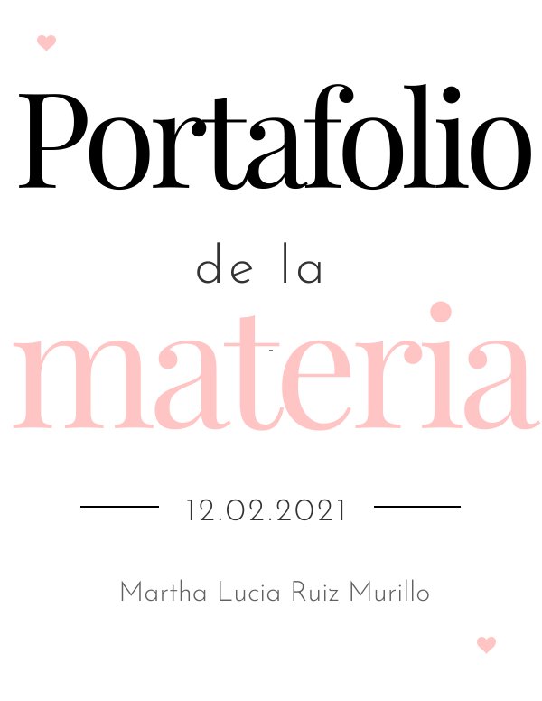 Portafolio de la materia by Lucy Murillo - Flipsnack