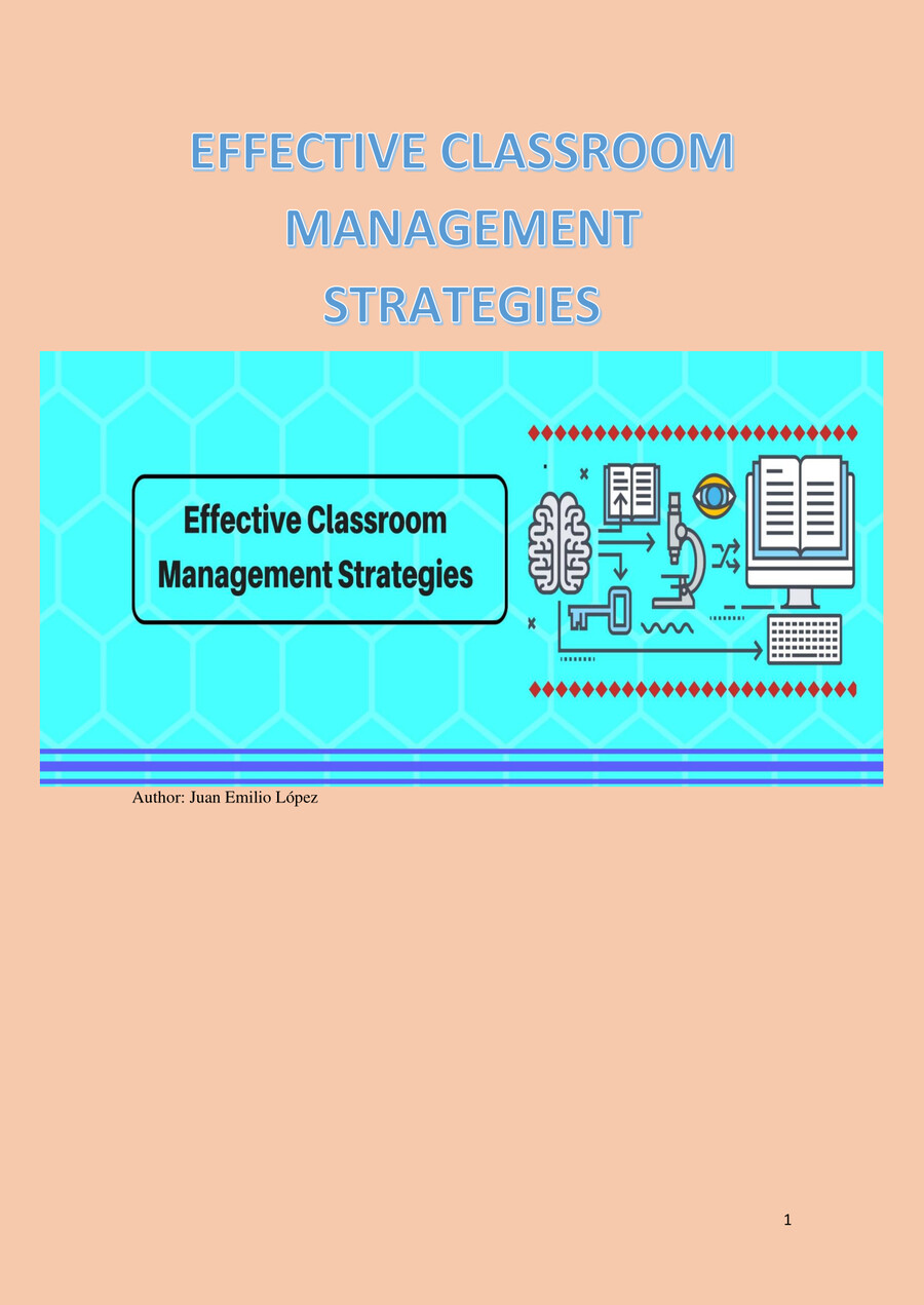 Effective Classroom Management Strategies by Emilio - Flipsnack