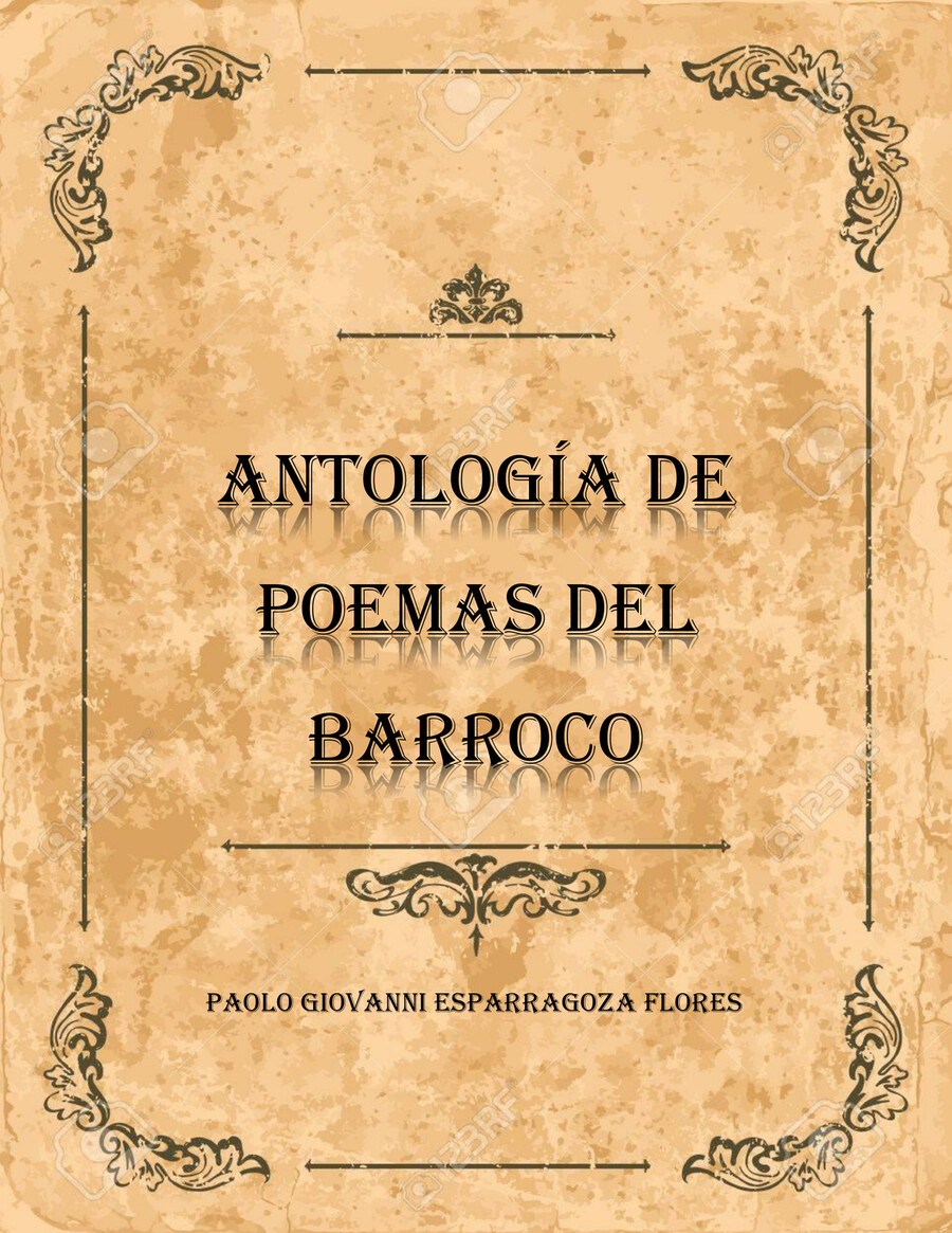 Antólogia de poemas del Barroco, Paolo Flores by... - Flipsnack