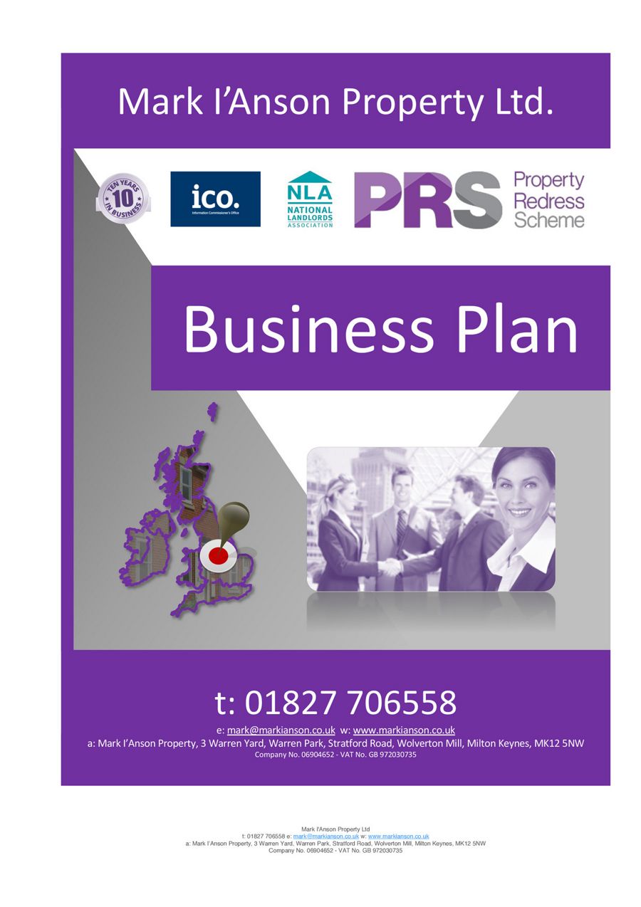 The Property Business Plan Template by Mark - Flipsnack