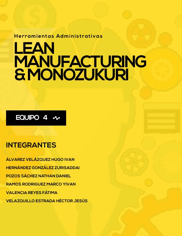 TE1 REVISTA LEAN MANUFACTURING Y MONOZUKURI by Zurisaddai... - Flipsnack