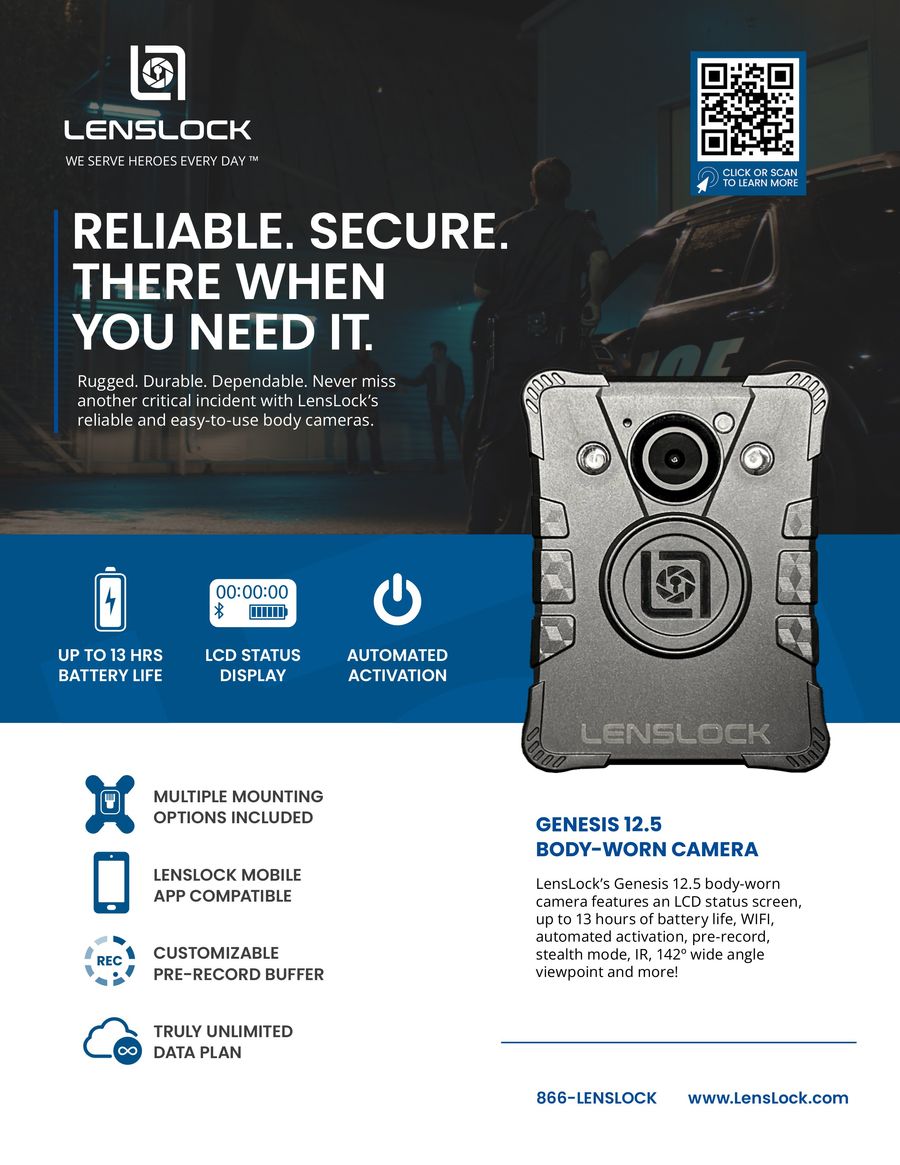 LensLock - Genesis 12.5 Body-Worn Camera Flyer by LensLock Inc - Flipsnack