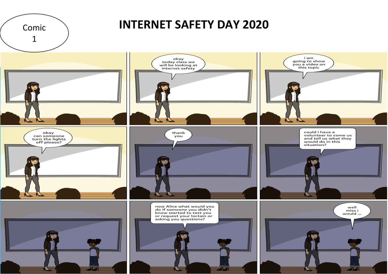 comic strip Internet Safety 2020 by Jason Ryan - Flipsnack