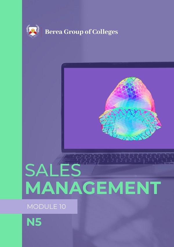 Sales Management N5 Module 10 by E-Publishing - Flipsnack
