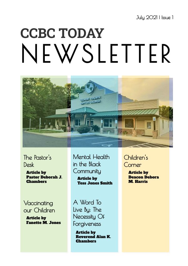 CCBC TODAY - JULY 2021 by Fanette M. Jones - Flipsnack