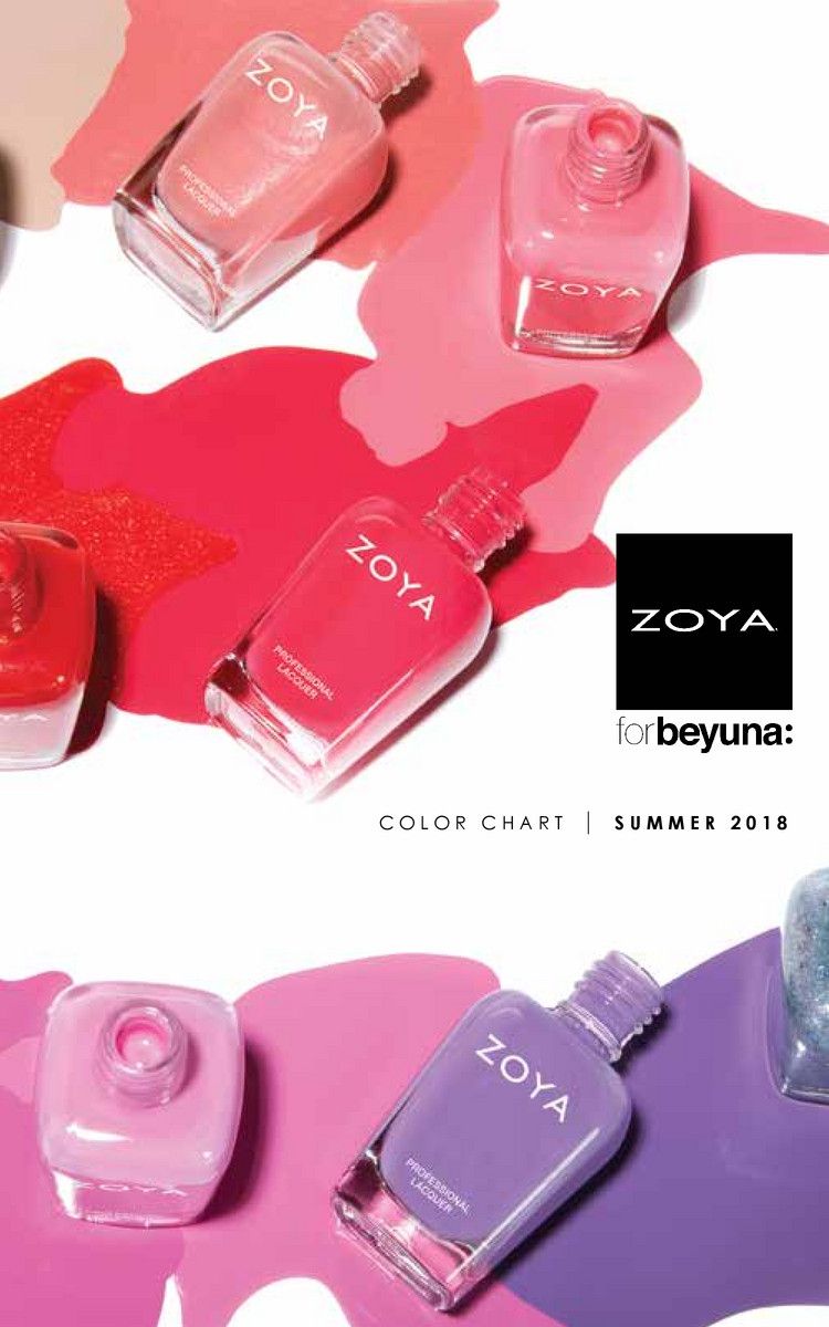 Zoya for Beyuna - Summer 2018 Color chart by beyuna - Flipsnack