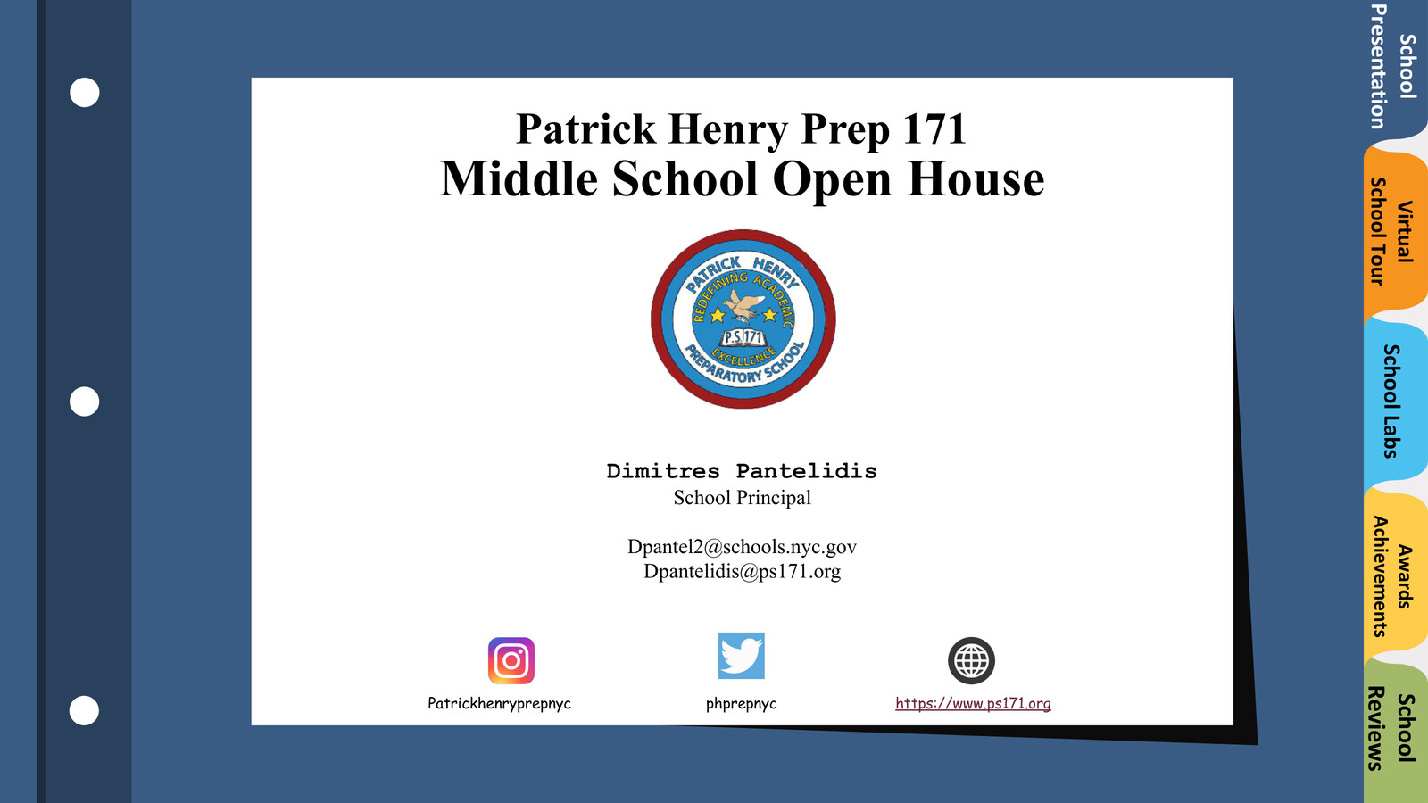 PS 171 Open House 2020-21 by Aharon Schultz - Flipsnack