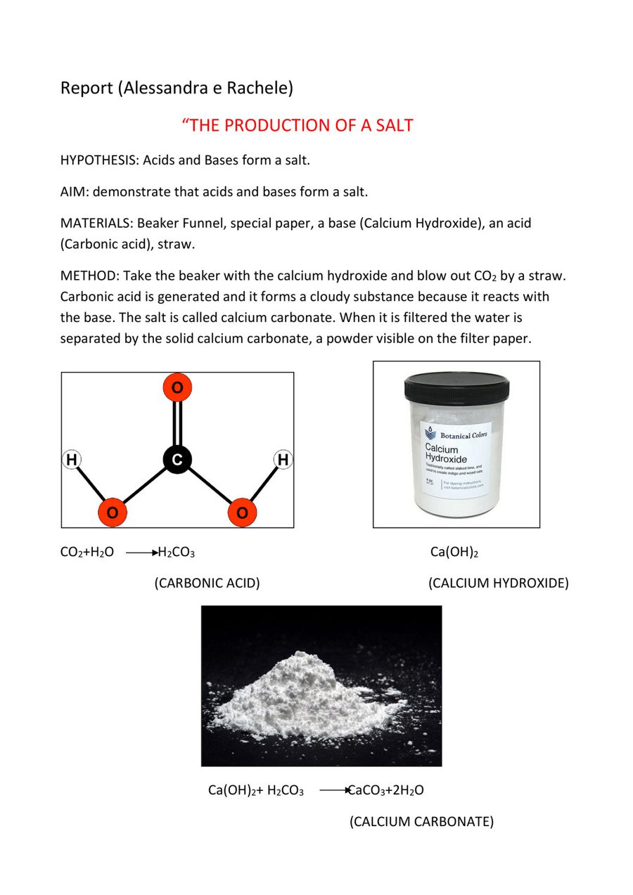 Group10THE PRODUCTION OF A SALT by Alessandra Fucci - Flipsnack