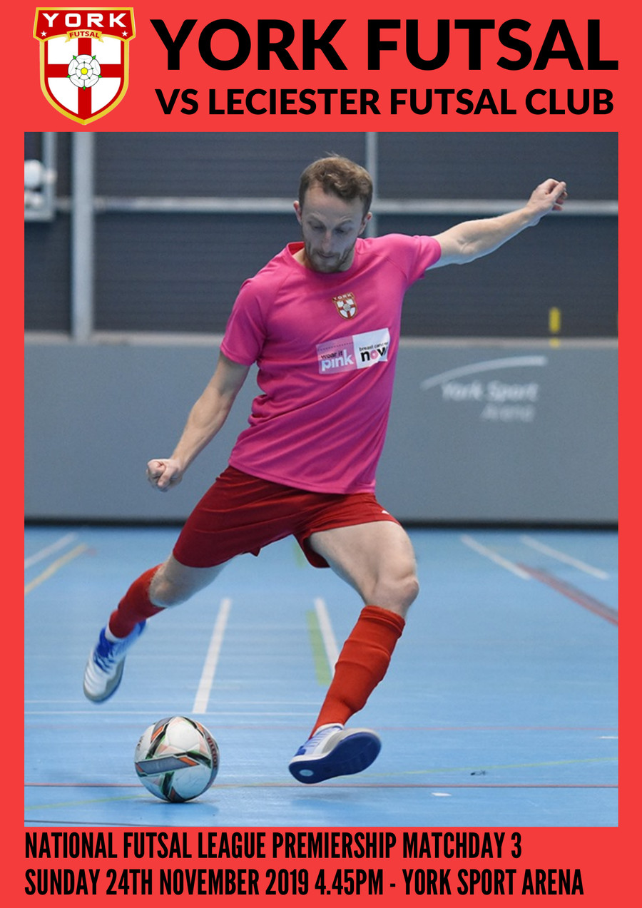 York Futsal vs Leicester Futsal Digital Matchday Programme by Joe ...