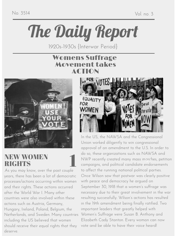 Interwar Period Flipbook by Sarah Rashad - Flipsnack