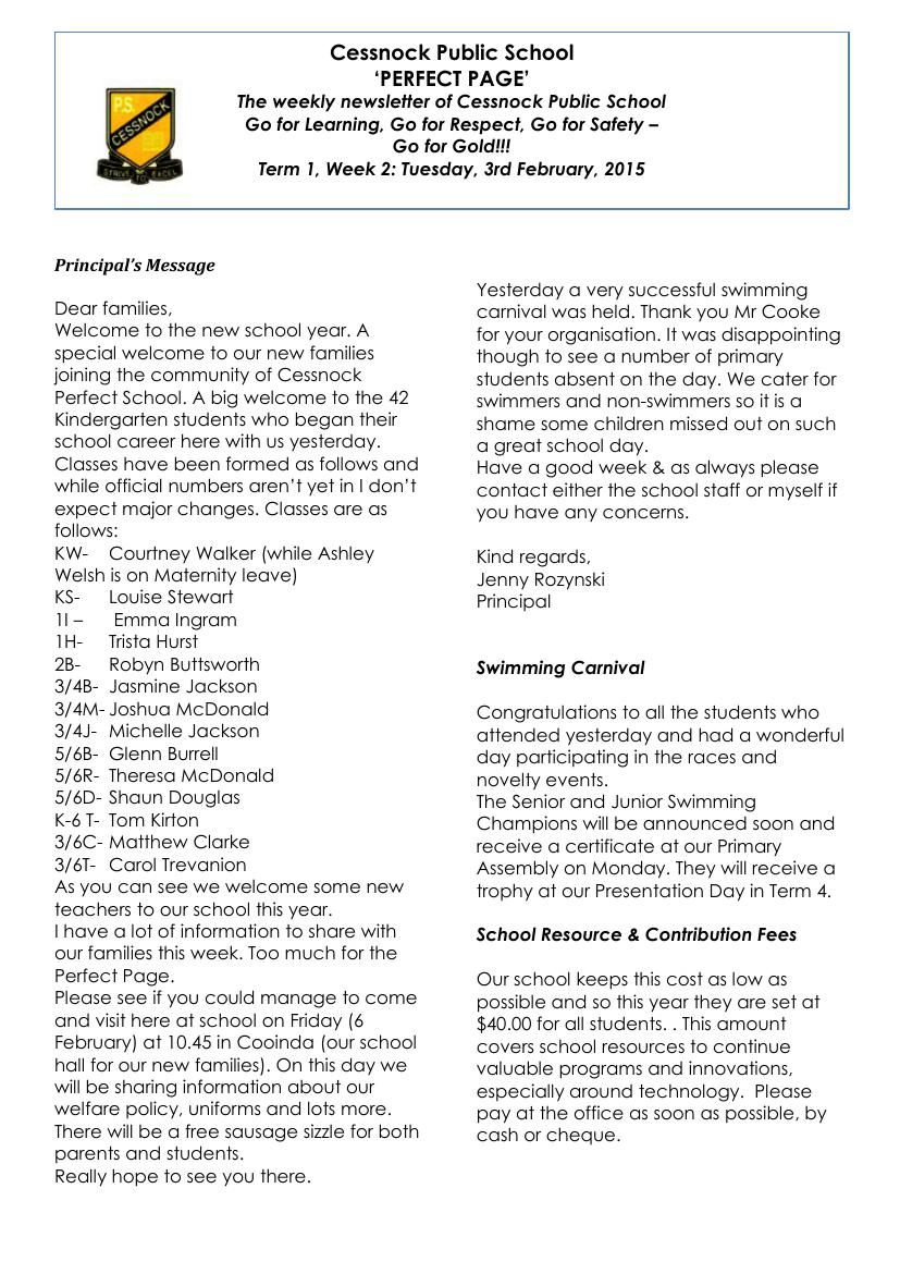Perfect Page Term 1 Week 2 by Steve Morgan - Flipsnack