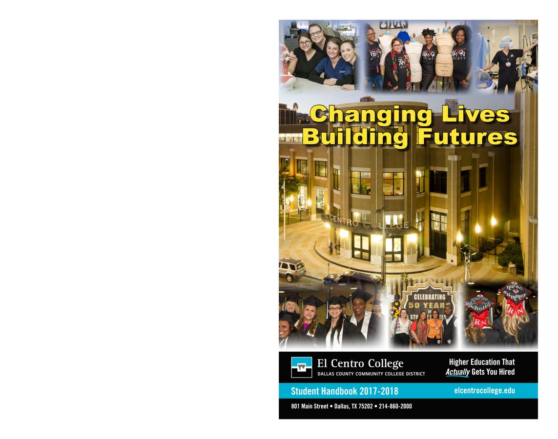 ECC Student Handbook 2017-18 by El Centro College - Flipsnack