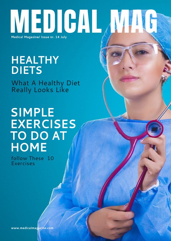 Modern Medical Magazine Template by Flipsnack templates - Flipsnack