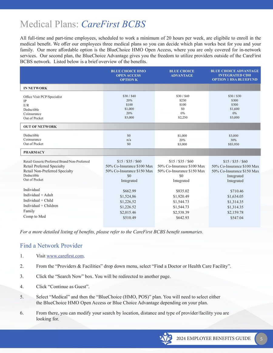2024 Benefits Guide for UMC prepared by Capitol Insurance by ...
