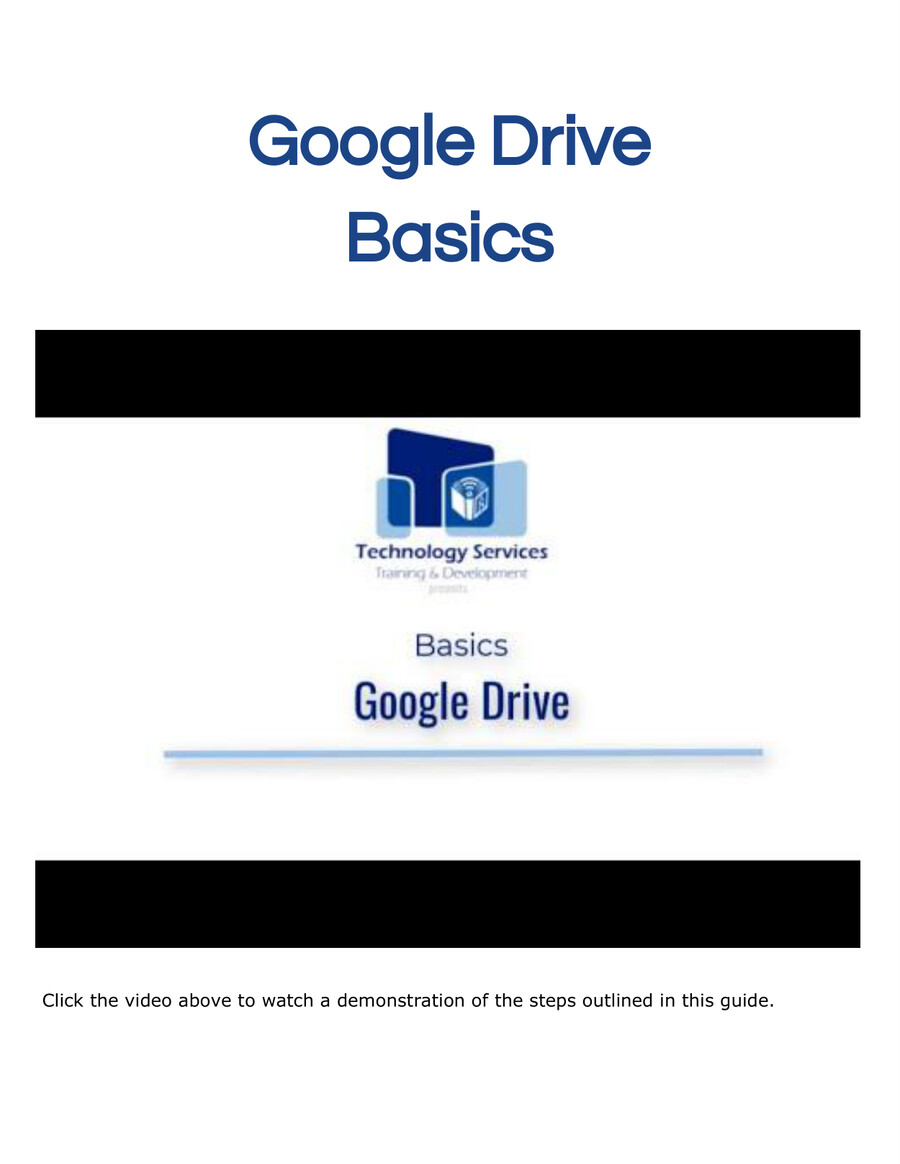Google Drive Basics by Northside ISD - Flipsnack