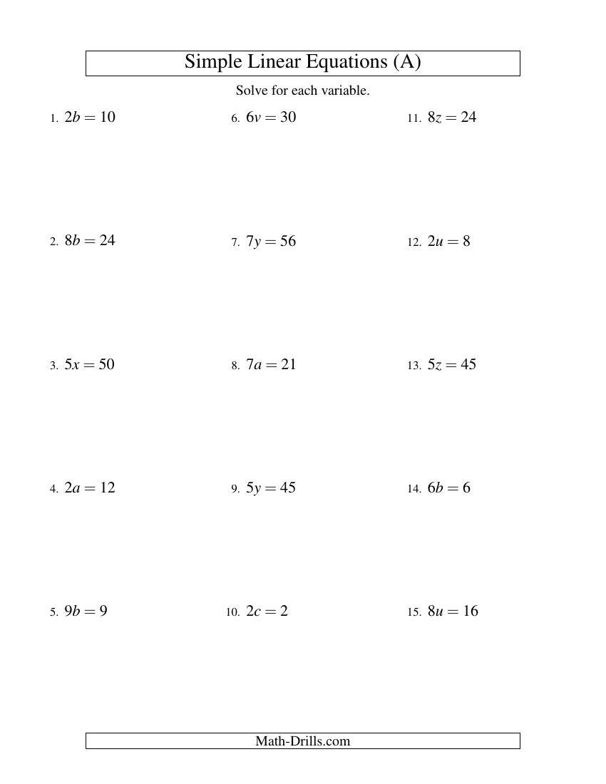 Solving Linear Equations by Valerie Ryan - Flipsnack