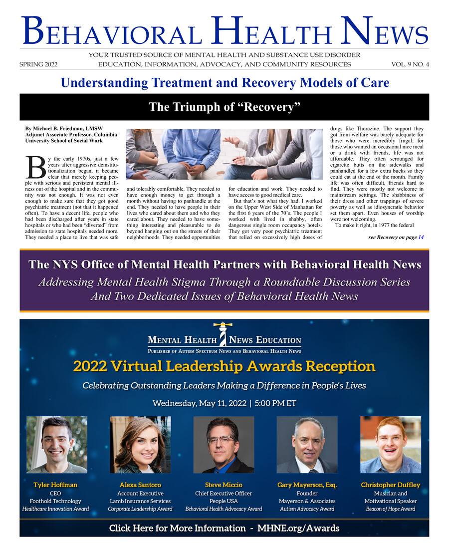 Behavioral Health News Spring 2022 Issue by Mental... - Flipsnack