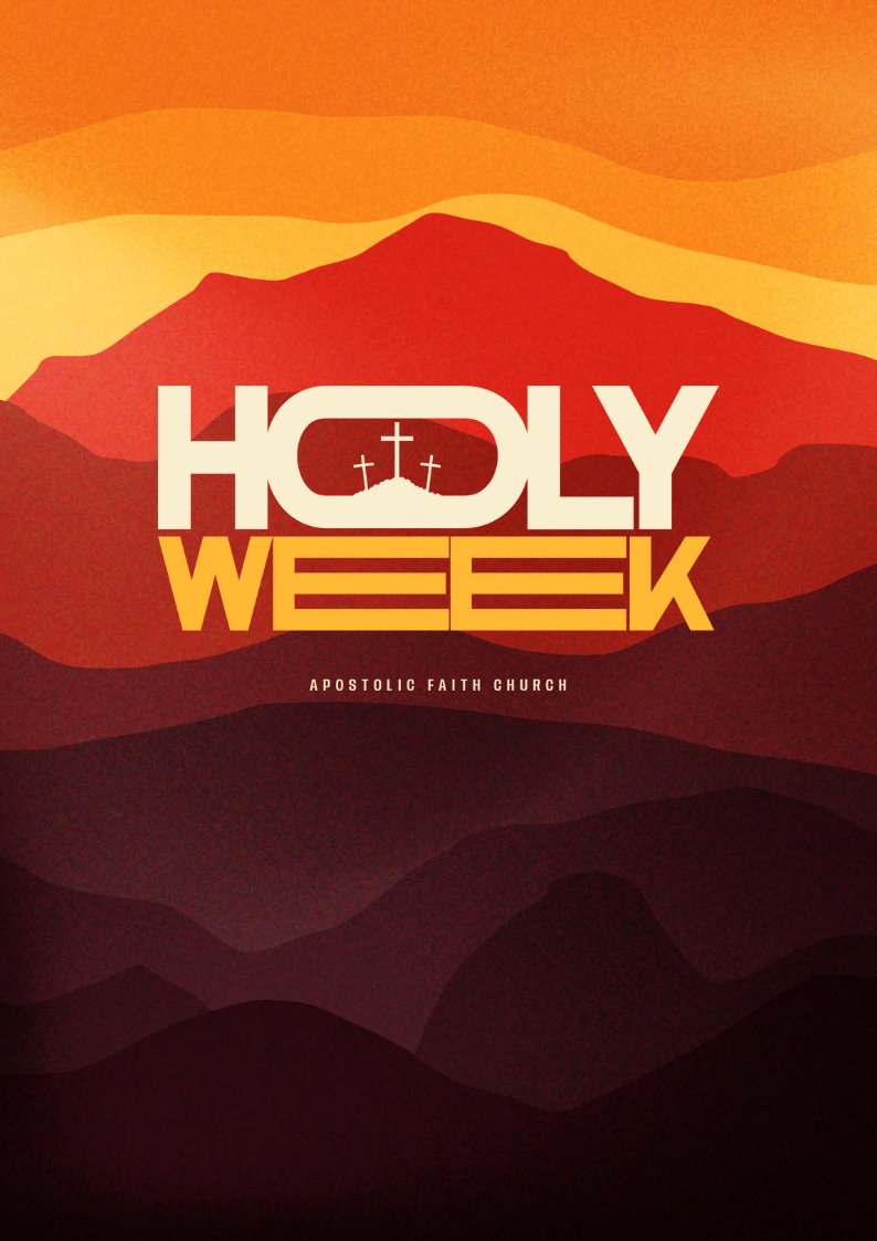 Holy Week 2024 by Apostolic Faith... - Flipsnack